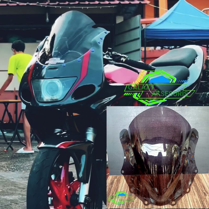 Jual VISOR NINJA RR OLD/LAMA MODEL JENONG | Shopee Indonesia