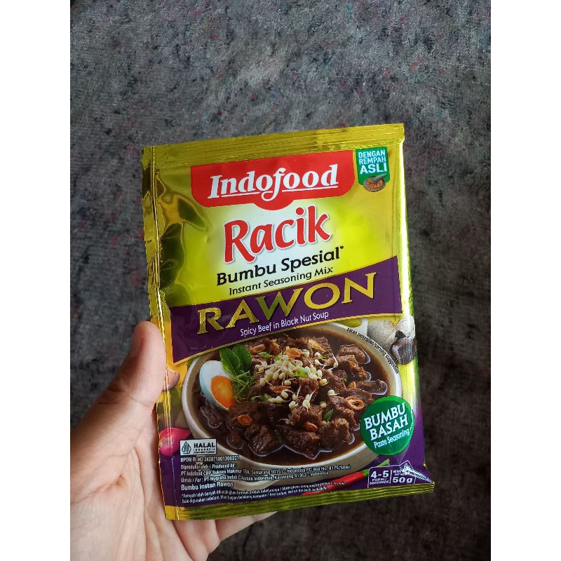 Jual bumbu instan indofood racik rawon | Shopee Indonesia