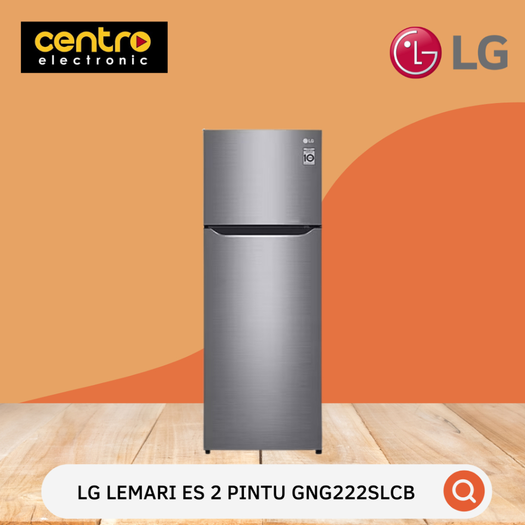 Jual LG LEMARI ES 2 PINTU GNG222SLCB SMART INVERTER | Shopee Indonesia
