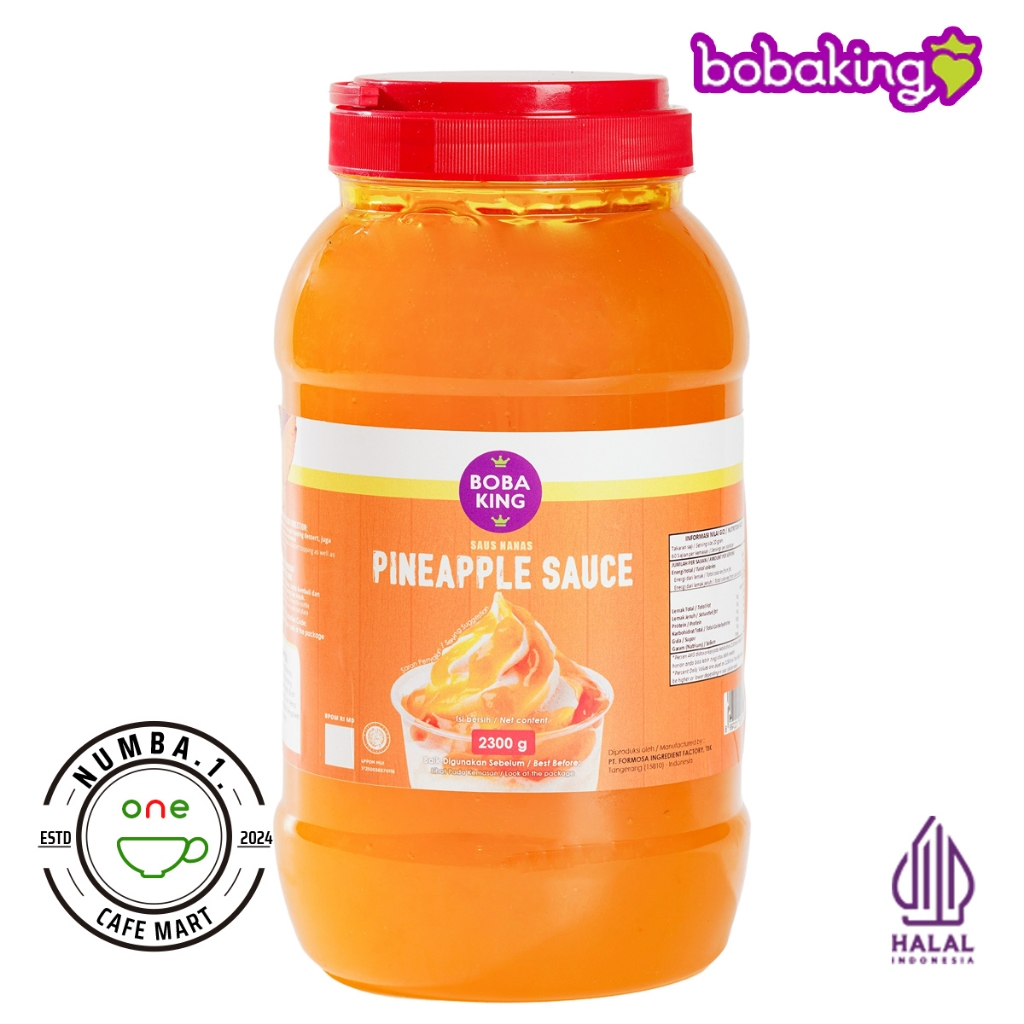 Jual 2.3kg Bobaking Pineapple Sauce (saus nanas) | Shopee Indonesia