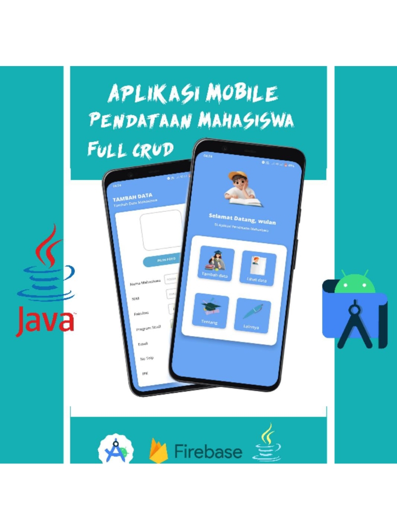 Jual Source code aplikasi mobile full CRUD pendataan mahasiswa (bisa ...