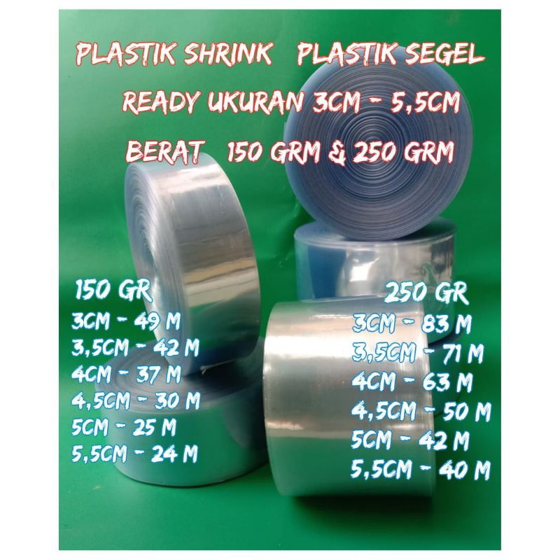 Jual Plastik segel PVC ukuran kecil 3cm - 5,5cm 250graam | Shopee Indonesia