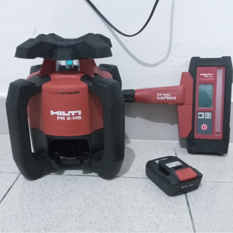 Jual LASER LEVELING HILTI PR 2-HS A12 OUTDOOR ROTATING LASER SECOND ...