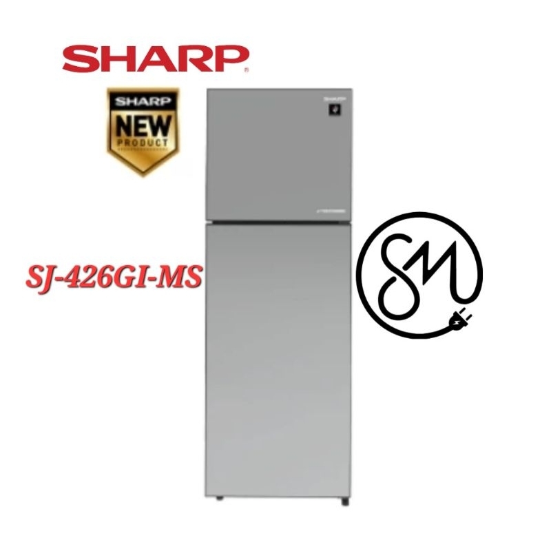Jual Kulkas Sharp 2 pintu SJ-426GI-MS SJ426GIMS 315 L Big Kirei Inverter | Shopee Indonesia