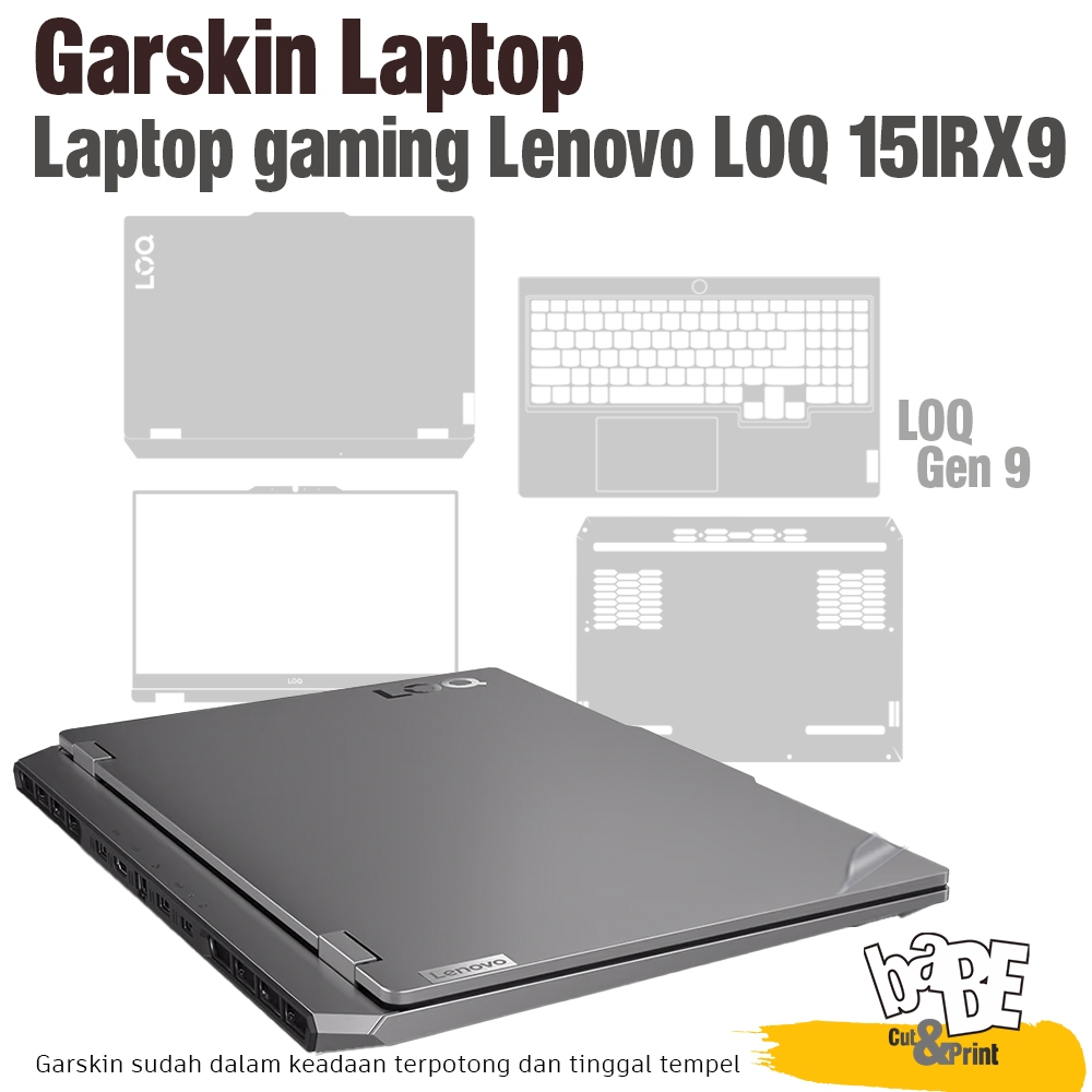 Jual Garskin Laptop Lenovo LOQ 15IRX9 15ARP9 15IAX9 semua skin LOQ 15 ...