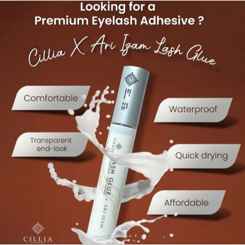 Jual CILLIA X ARI IZAM PREMIUM EYELASH ADHESIVE | Shopee Indonesia