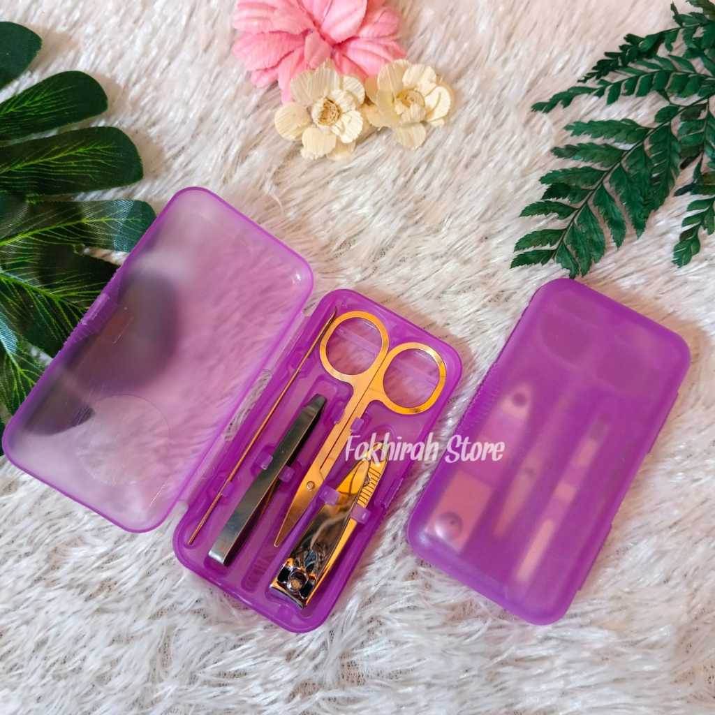 Jual SET MENICURE PEDICURE 4 IN 1 MANICURE SET 4IN1 GUNTING KUKU KOREK ...