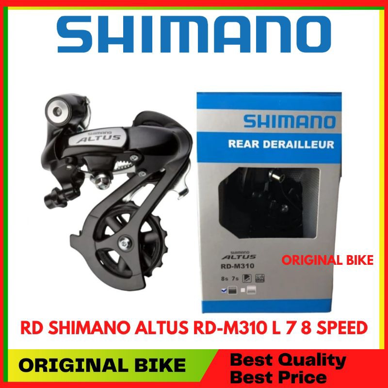 Jual RD Rear Derailleur Shimano ALTUS M310 7 8 Speed | Shopee Indonesia