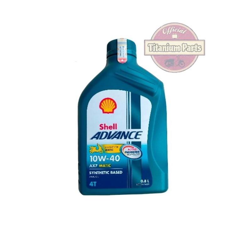 Jual Oli Shell Advance 10W-40 AX7 800 ML Motor Matic | Shopee Indonesia