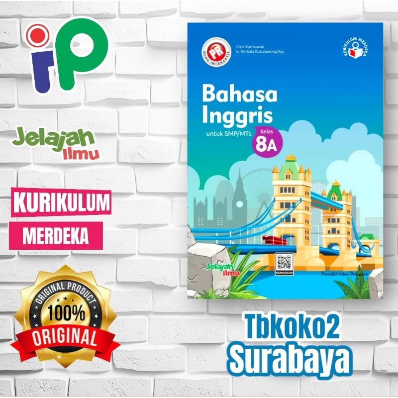 Jual BUKU PR INTERAKTIF BAHASA INGGRIS SMP KELAS 8 SEMESTER 1 LKS INTAN PARIWARA KURIKULUM ...