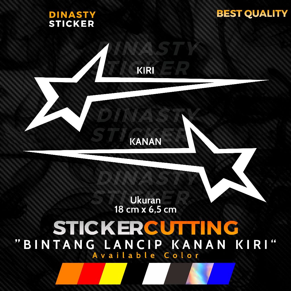 Jual STICKER STIKER CUTTING VIRAL BINTANG LANCIP BODY MOTOR MATIC AEROX ...