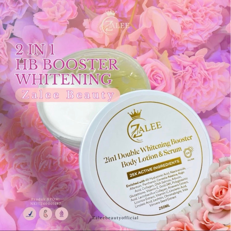 Jual ZB Lotion || HB BOOSTER ZALEE BEAUTY 2in1 Double Whitening Body ...