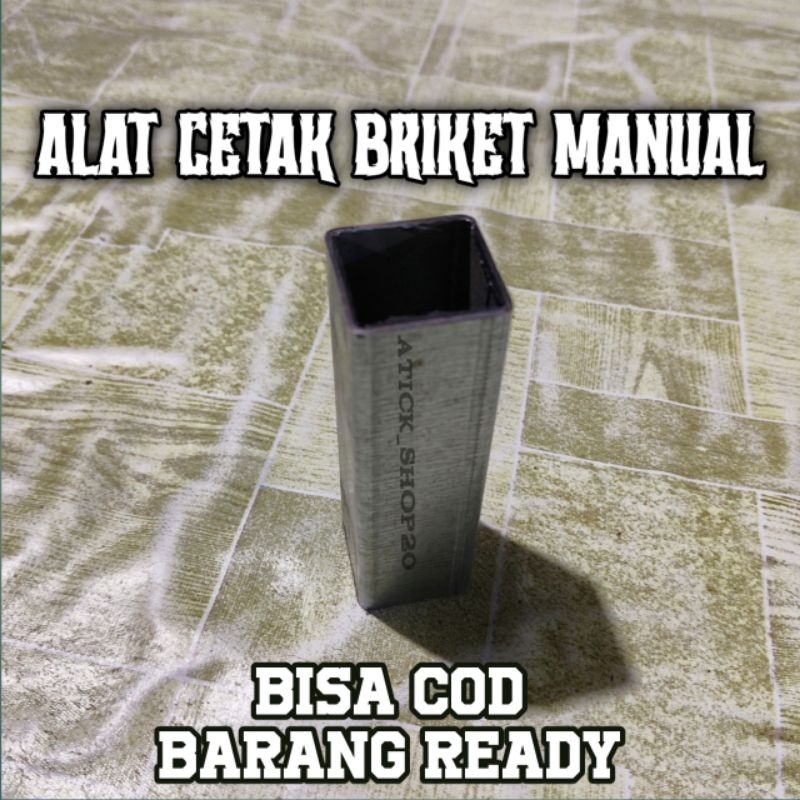 Jual Alat cetak arang briket kotak cube harga untuk 1pcs (POTONGAN PIPA ...