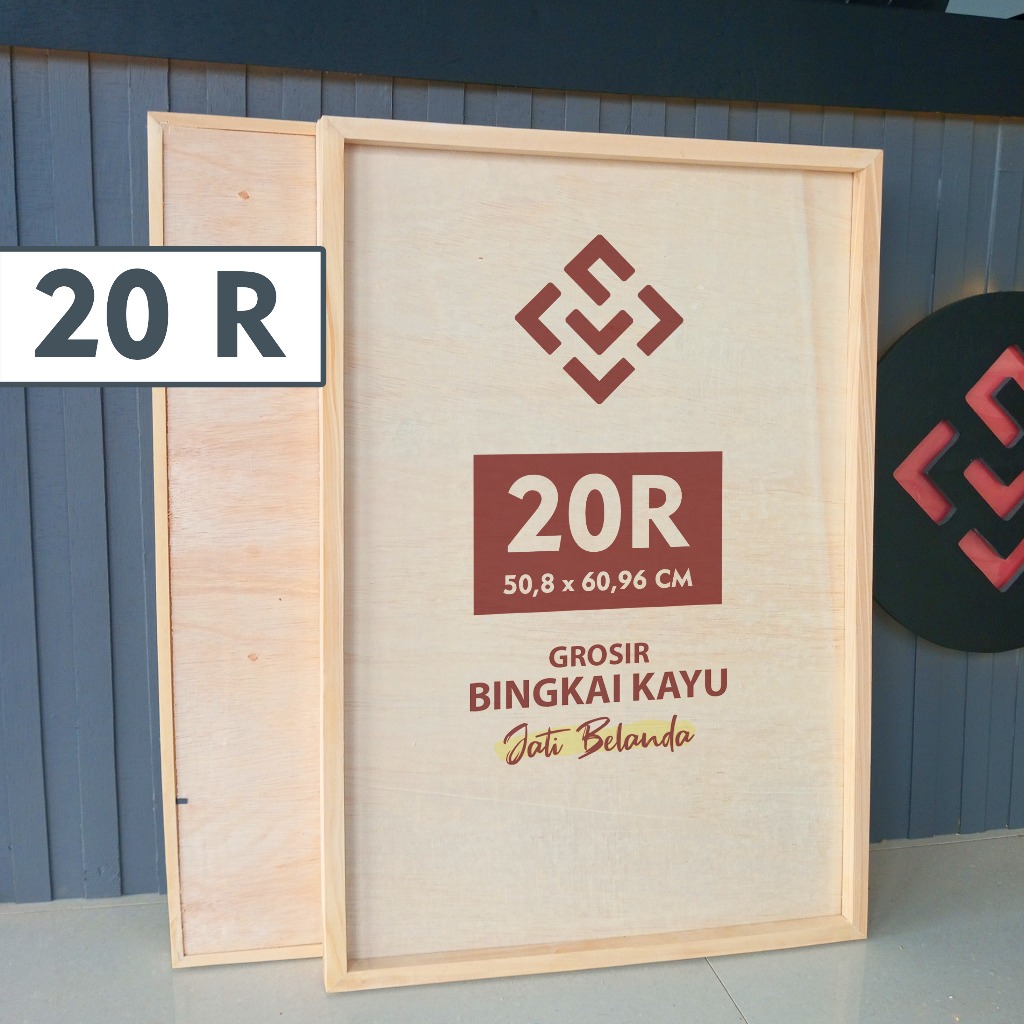 Jual Bingkai Foto Kayu 20R Frame Foto Bingkai Kayu Ukuran 20R 50,8 x 60 ...