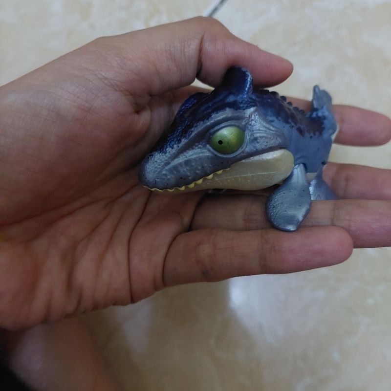 Jual PRELOVED Dino Mosasaurus Mainan Dino Gigit Jurassic World Snap ...