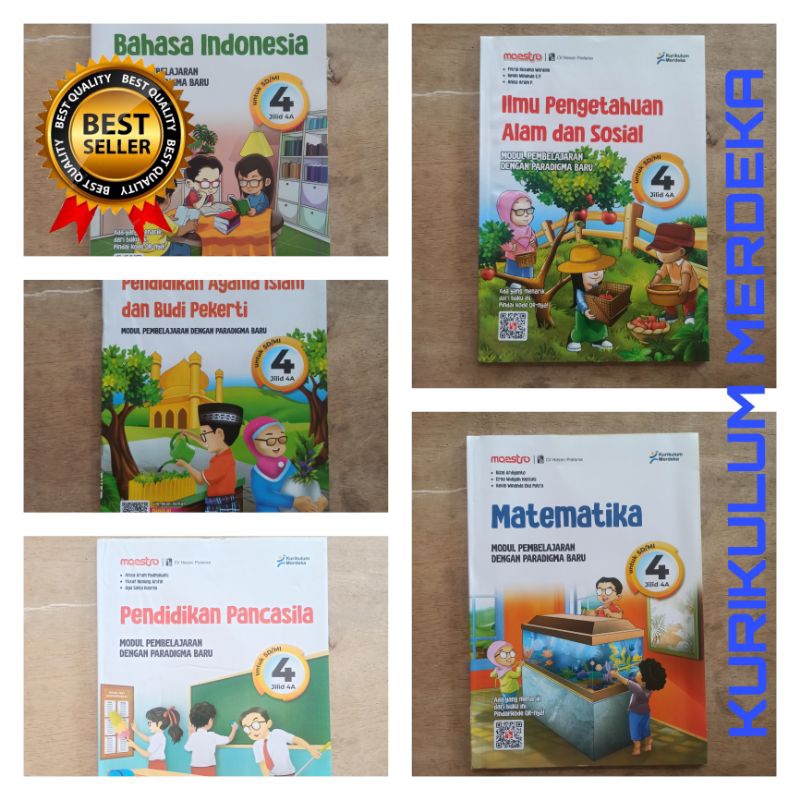 Jual BUKU LKS ( LATIHAN SOAL) MERK " MAESTRO " UNTUK KELAS 4 SD SEMESTER 1 KURIKULUM MERDEKA ...