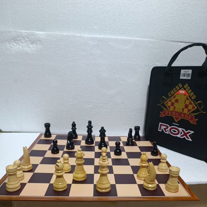 Jual catur lipat Percasi L/CHESS ROX WOOD PERCASI L | Shopee Indonesia