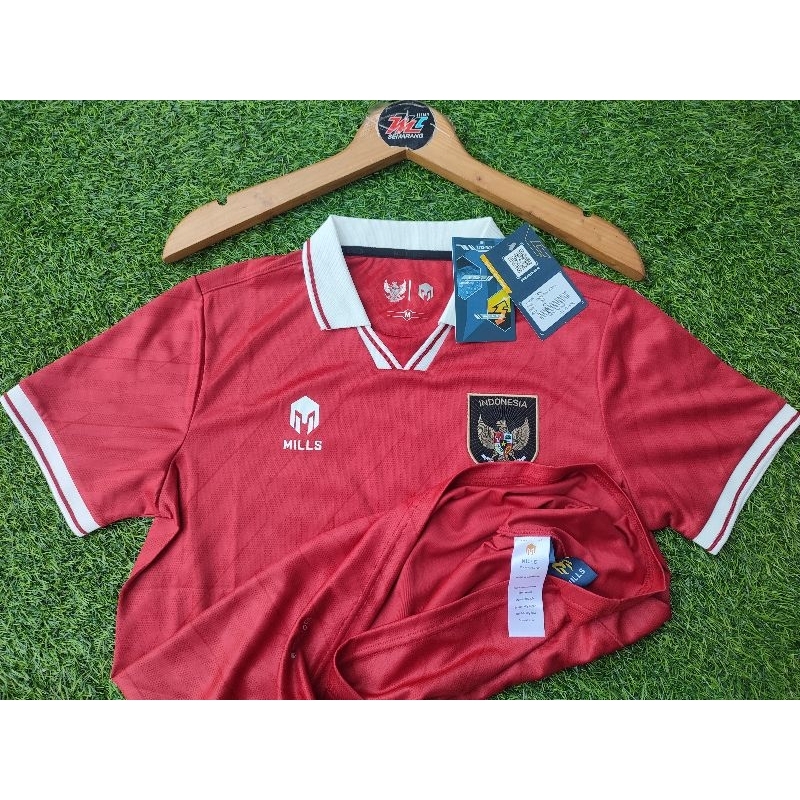 Jual jersey original timnas mils home | Shopee Indonesia