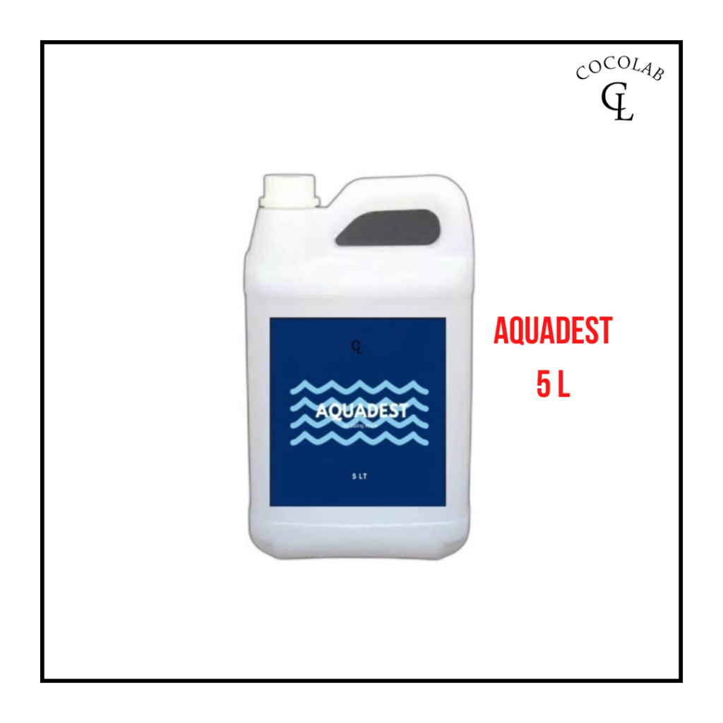 Jual Promo! Aquadest Akuades Aquades Air Suling Kemasan 5 Liter ...