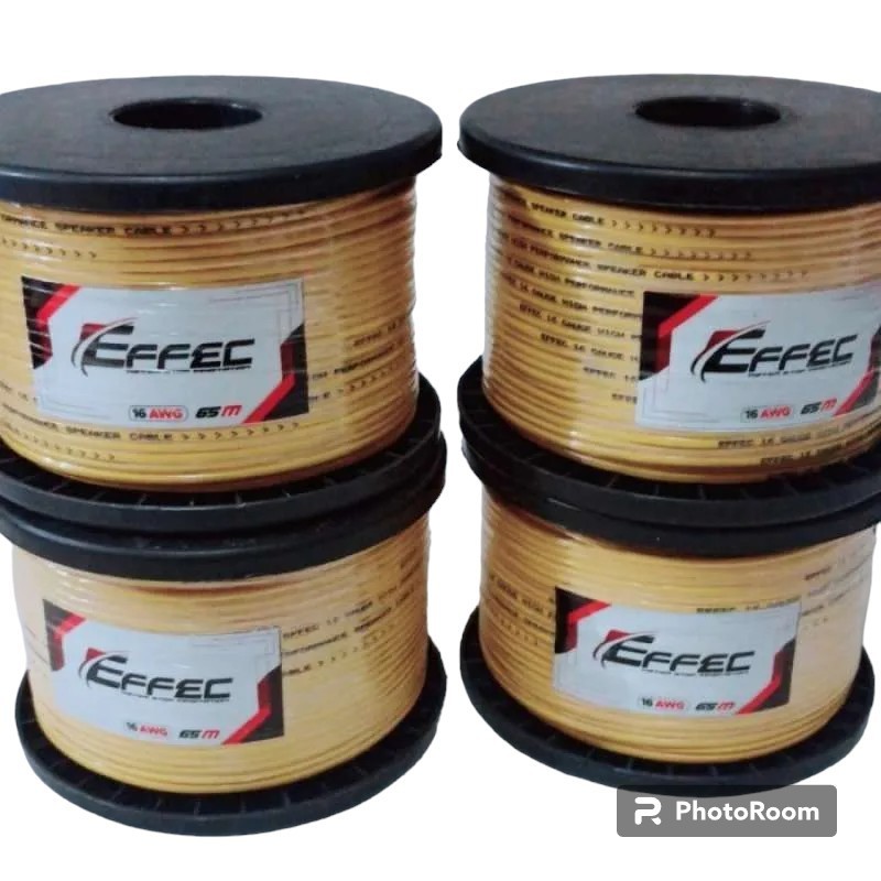 Jual Kabel 16 AWG Effec 1 Roll 65M - Kabel Speaker subwoofer EFFEC 16 ...
