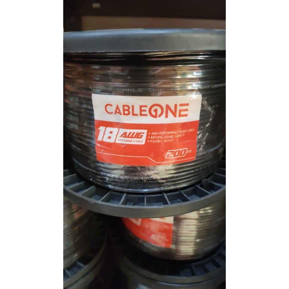 Jual KABEL SPEAKER 2 JALUR 18 AWG CABLEONE 18 AWG 200 FT / 60 Meter ...