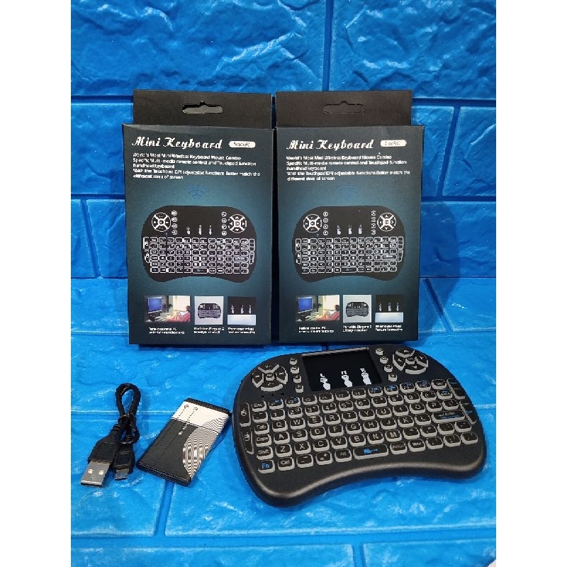 Jual Keyboard Mini Wireless Backlit | Shopee Indonesia