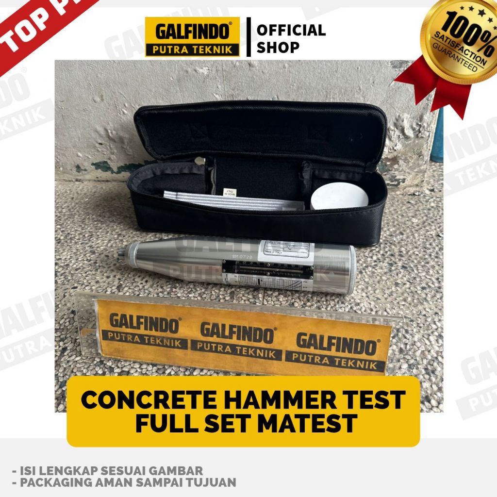 Jual GALFINDO CONCRETE HAMMER TEST FULL SET / ALAT TEKNIK SIPIL / MERK ...