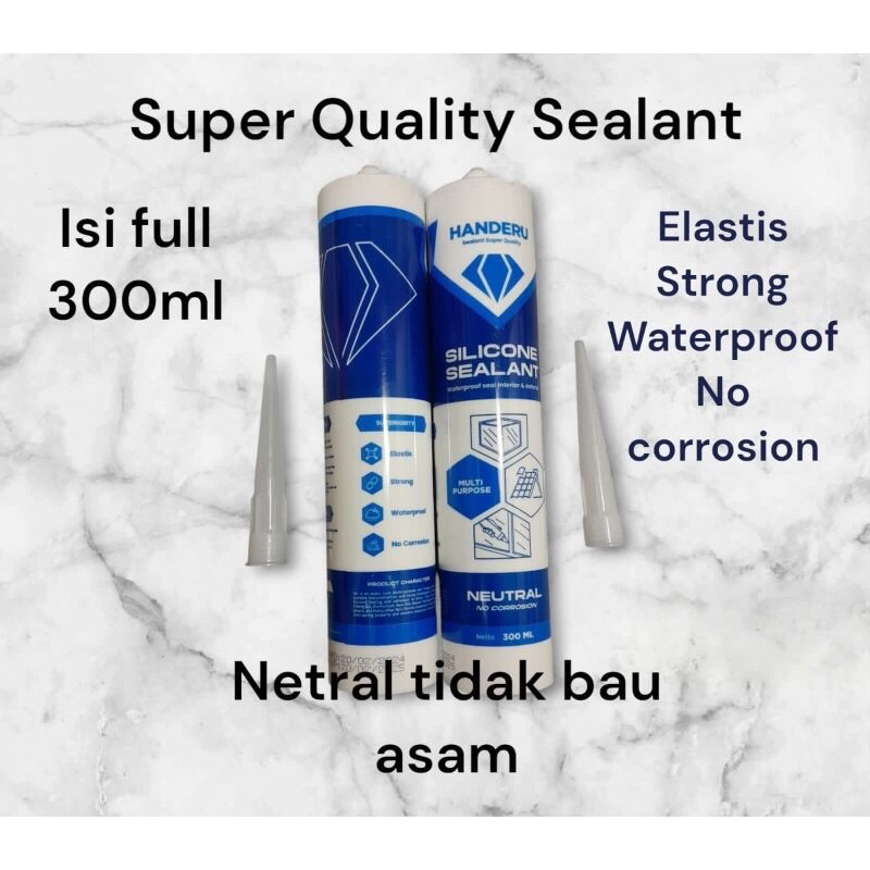 Jual SEALANT WALL BATTEN SILICONE 300ML/ LEM SILIKON / LEM WPC PVC KACA ...