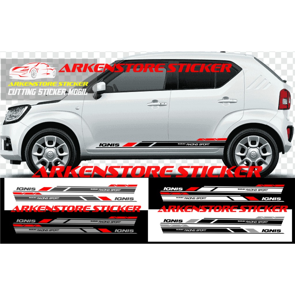 Jual Sticker suzuki ignis sticker stiker mobil ignis sticker list ignis ...