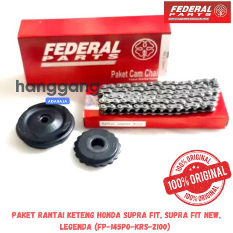 Jual Paket Rantai Keteng Cam Set Chain Motor Honda Supra Fit Supra Fit ...
