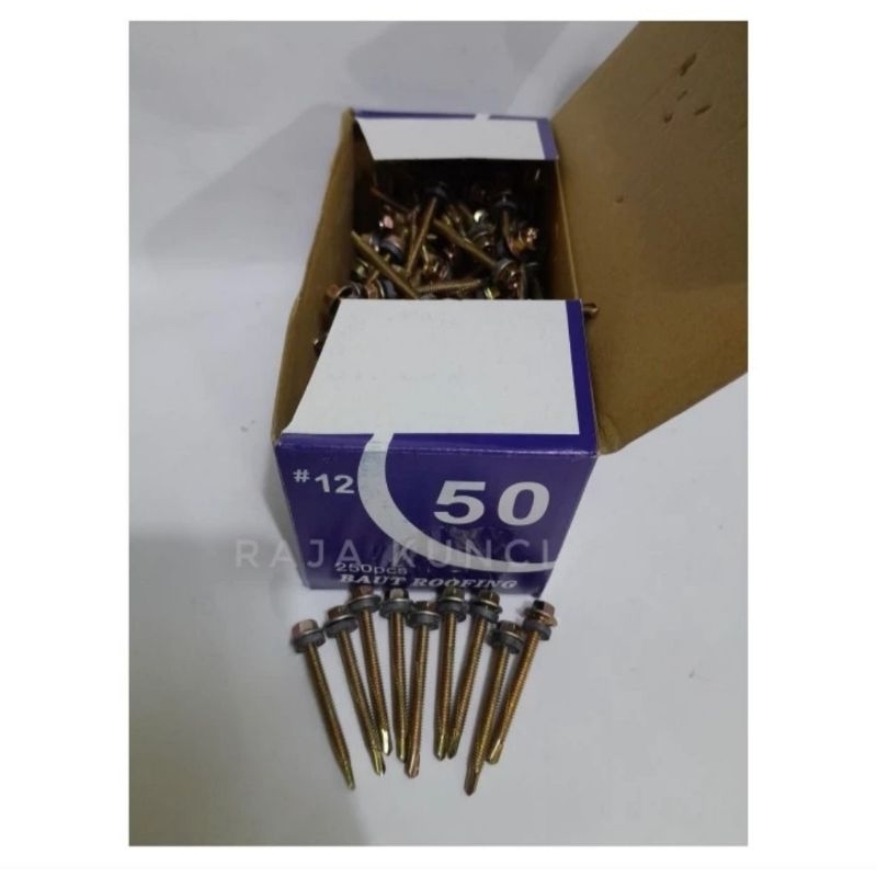 Jual Baut Roofing 12x50 Zolo / Baut Atap / Baut Roofing 5 cm | Shopee ...