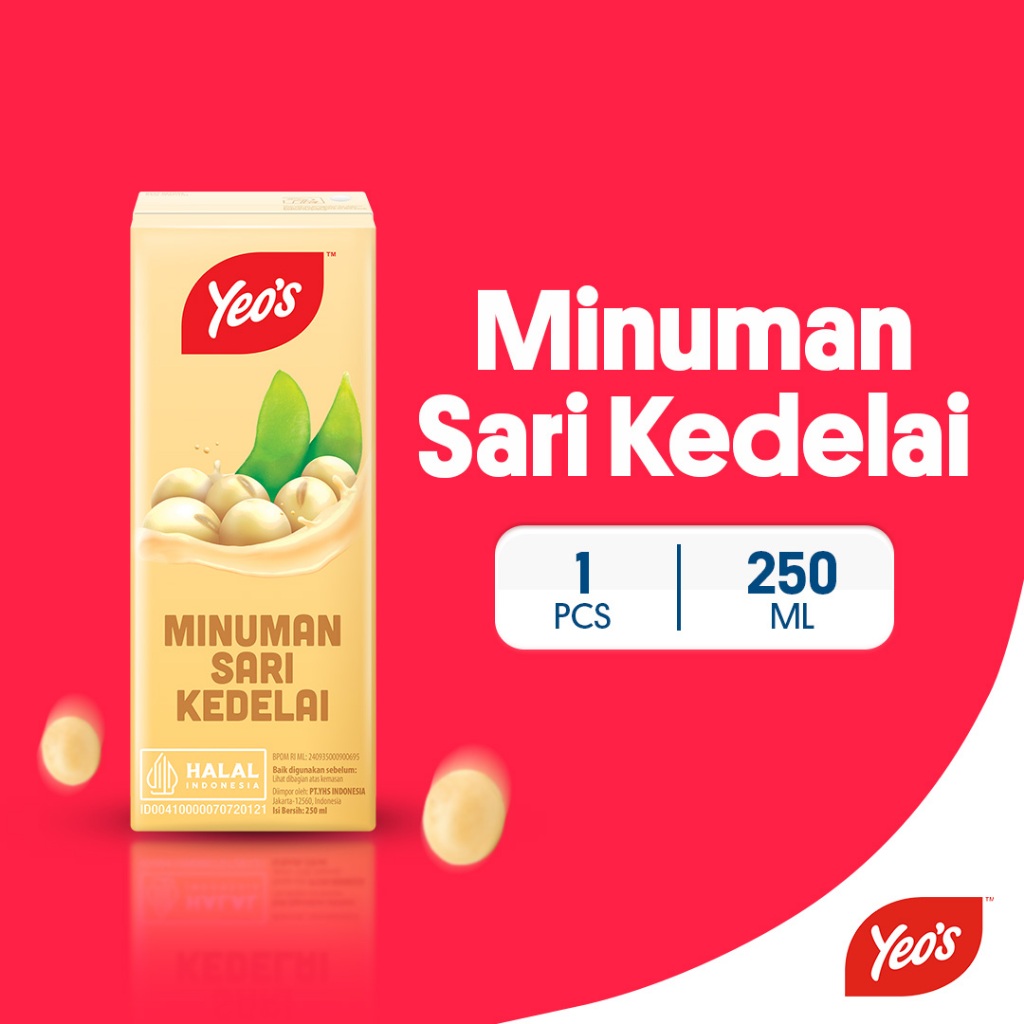 Jual Yeos Minuman Kaleng Sari Kedelai Soya Bean 250ml | Shopee Indonesia
