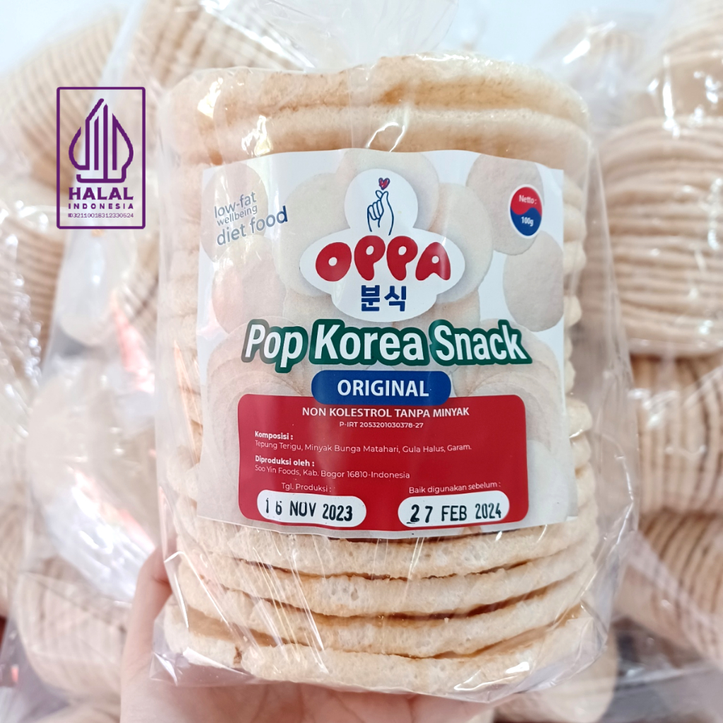 Jual Oppa Pop Korea Snack Pong Tigi/Kerupuk Khas Korea Halal | Shopee ...