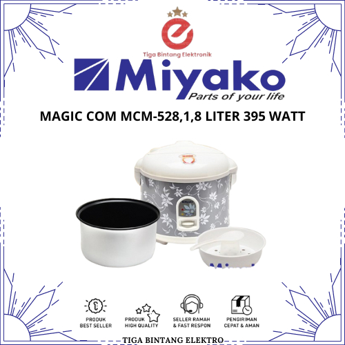 Jual MAGIC COM MIYAKO MCM-528 ( 1.8 Liter ) | Shopee Indonesia