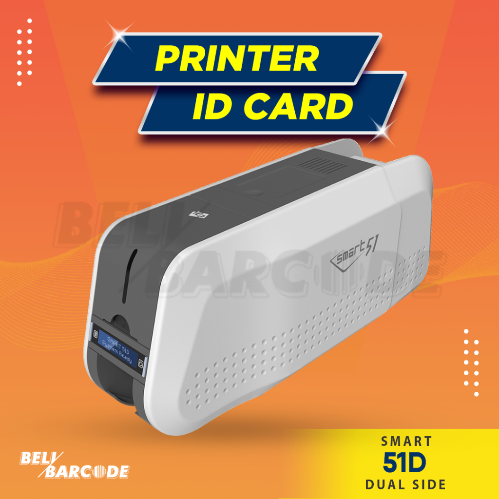 Jual Printer ID Card SMART 51D Dual Side Cetak Kartu PVC 300 dpi USB ...