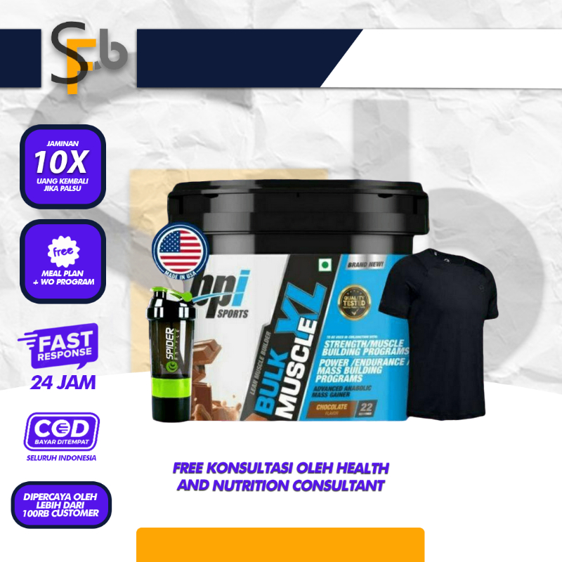 Jual BPI SPORT Bulk XL Mass Gainer 10 Lbs 4500 GR | Shopee Indonesia