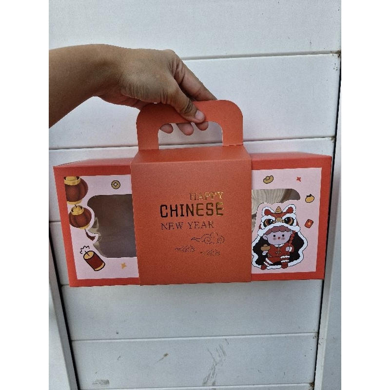 Jual Box Kue Keranjang Exclusive Box Imlek 3 jar 600ml 750ml box imlek ...