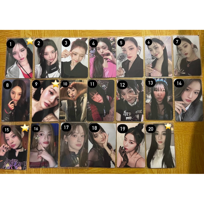 Jual photocard official girlgroup ive red velvet itzy stayc le sserafim nmixx | Shopee Indonesia