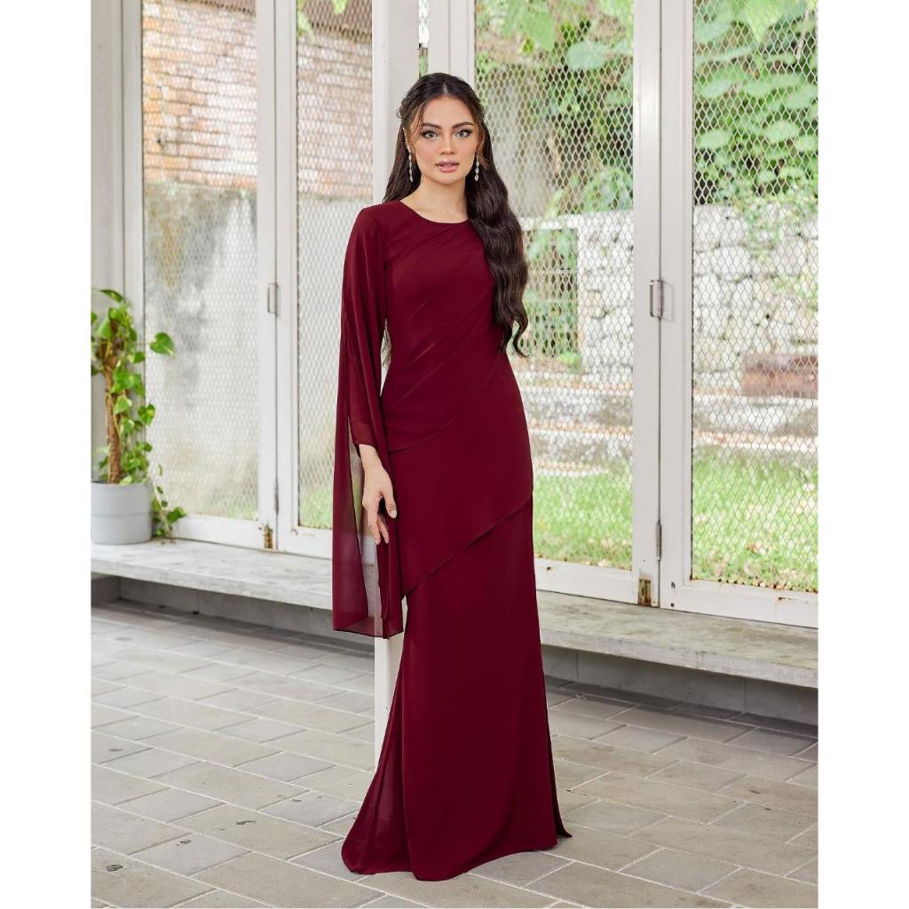 Jual NEW COLECTION COD DRESS MAXY // KALILA DRESS CANTIK BAHAN CERUTY ...