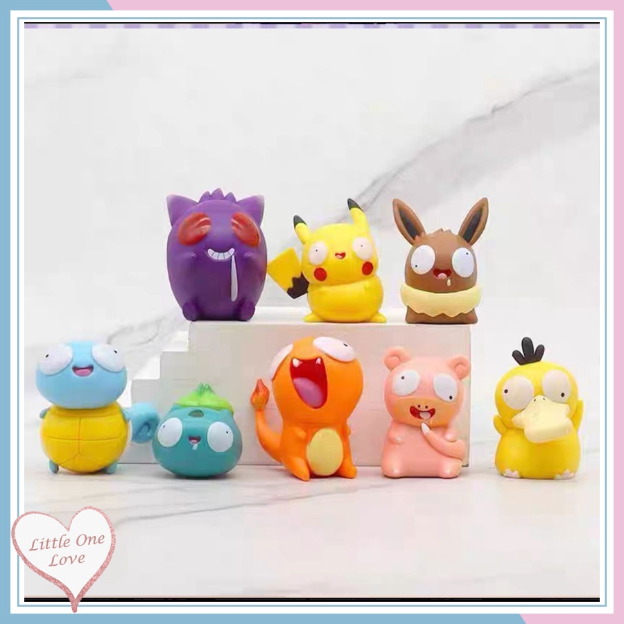 Jual Pokemon Characters Blind Box Cute Big Eye Series Figure Mainan ...