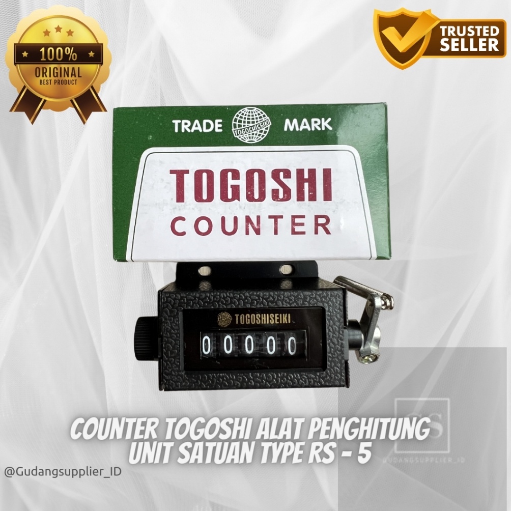 Jual Counter Togoshi Alat Penghitung Unit Satuan TYPE RS 5 KODE E7D1 ...