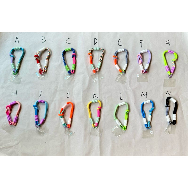 Jual Lanyard Tali Pendek HP String Gantungan Pergelangan Dikepang ...