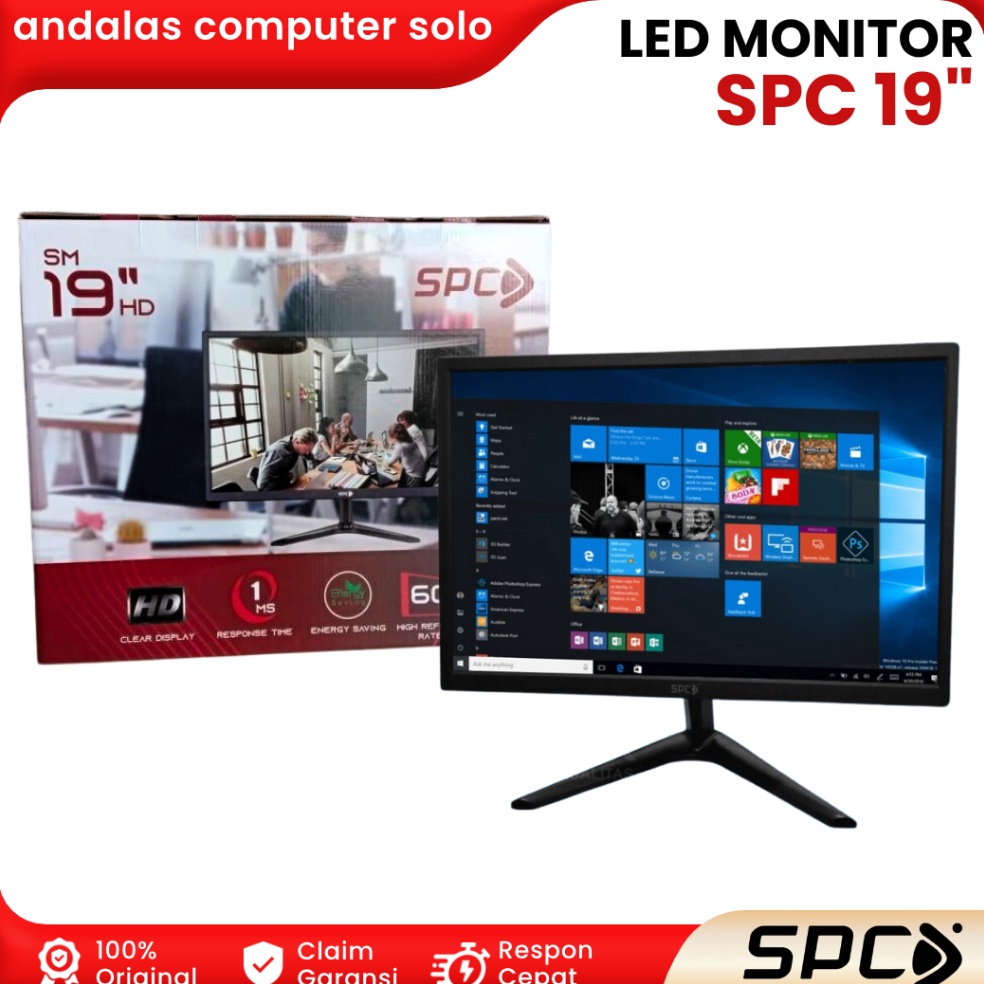 Jual LED MONITOR SPC 19 INCH VGA HDMI FULL HD v X3U4 | Shopee Indonesia
