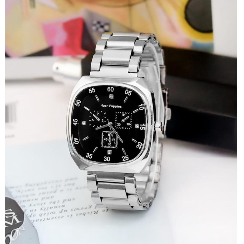 Jual Jam Tangan Rantai Fashion Korea dengan Tali Rantai Stainless Steel dan Fitur Sport Chrono ...