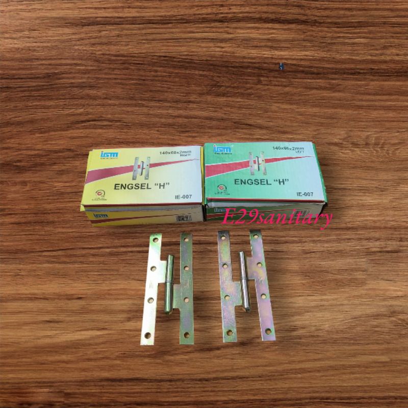 Jual H 140 x 60 x 2mm IGM 1Lusin 12pasang / Engsel H Tebal 140 x 60 x ...