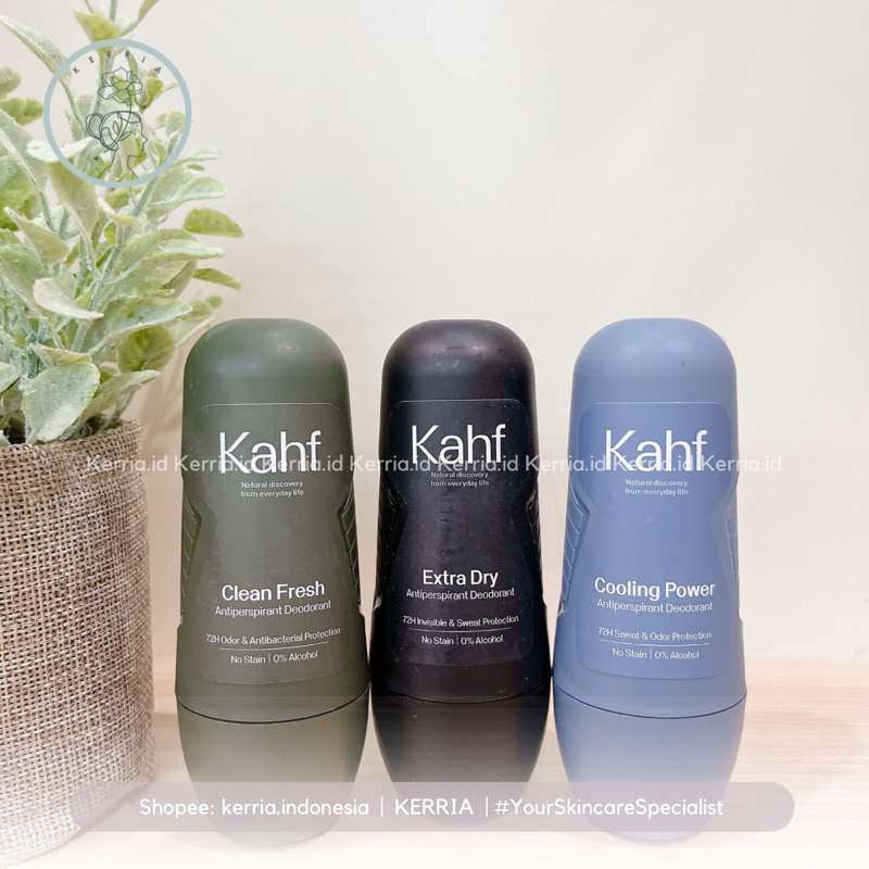Jual (KERRIA ID) KAHF Clean Fresh Antiperspirant Deodorant | Shopee ...