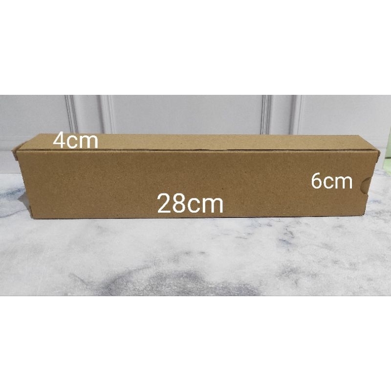 Jual Box polos baru 28x6x4 / dus / kotak / packing box | Shopee Indonesia