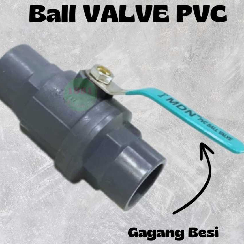 Jual MDN Stop Kran Air Polos Gagang Besi Ball valve Kran Gagang Besi | Shopee Indonesia