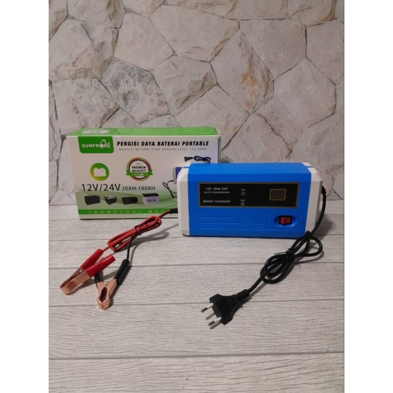 Jual Cas Aki Mobil Truk Trek Bus Bis Output 12V dan 24V Otomatis Dengan ...