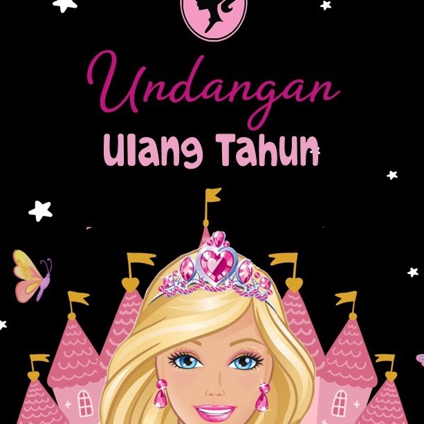 Jual Terkini UNDANGAN ULANG TAHUN ANAK TEMA BARBIE UNDANGAN DIGITAL ...